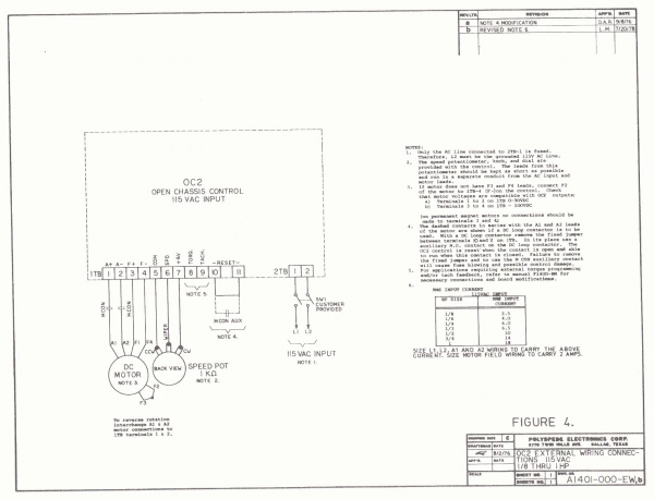 DC Motor Control, OC2-26, Analog, 1/4 HP